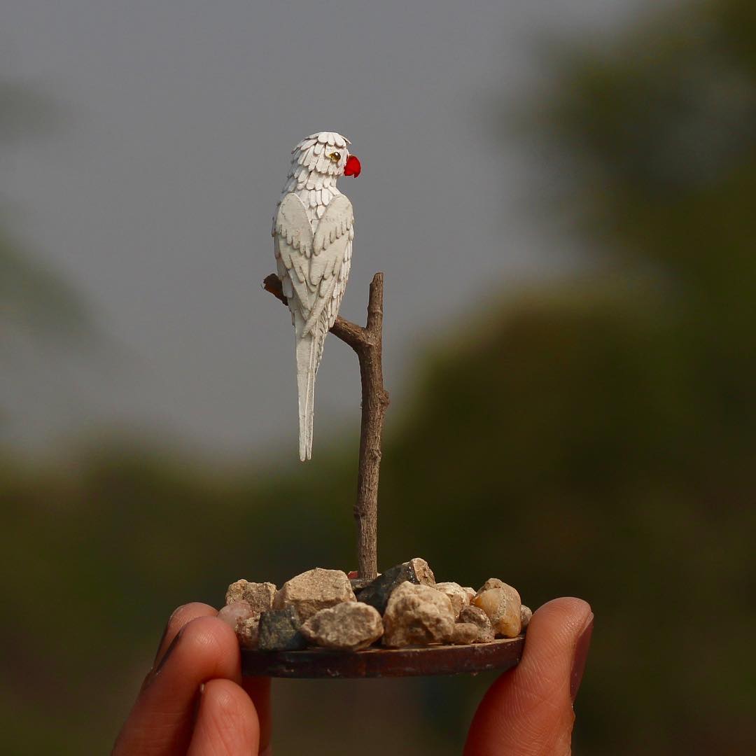 Indian Paper Artists Make Bird Miniatures - Our Funny Little Site