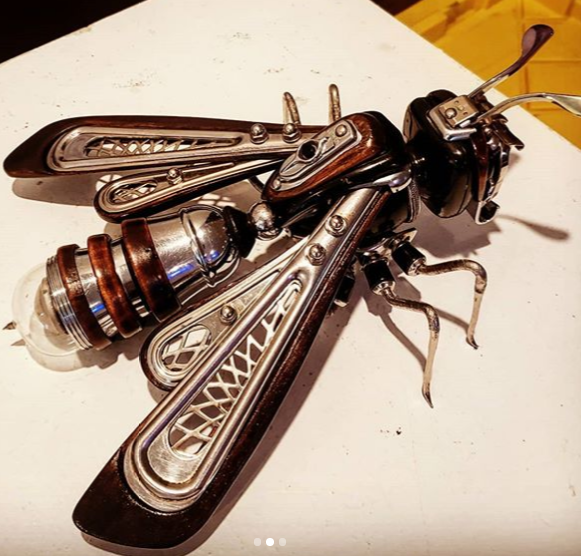 Jason Lyons Creates Insect Sculptures Using Recycled Materials - Our ...