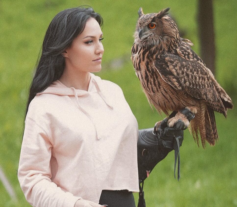 Alura Cora of Big Talons is Taking Great Care of Her Owl Michael - Our ...